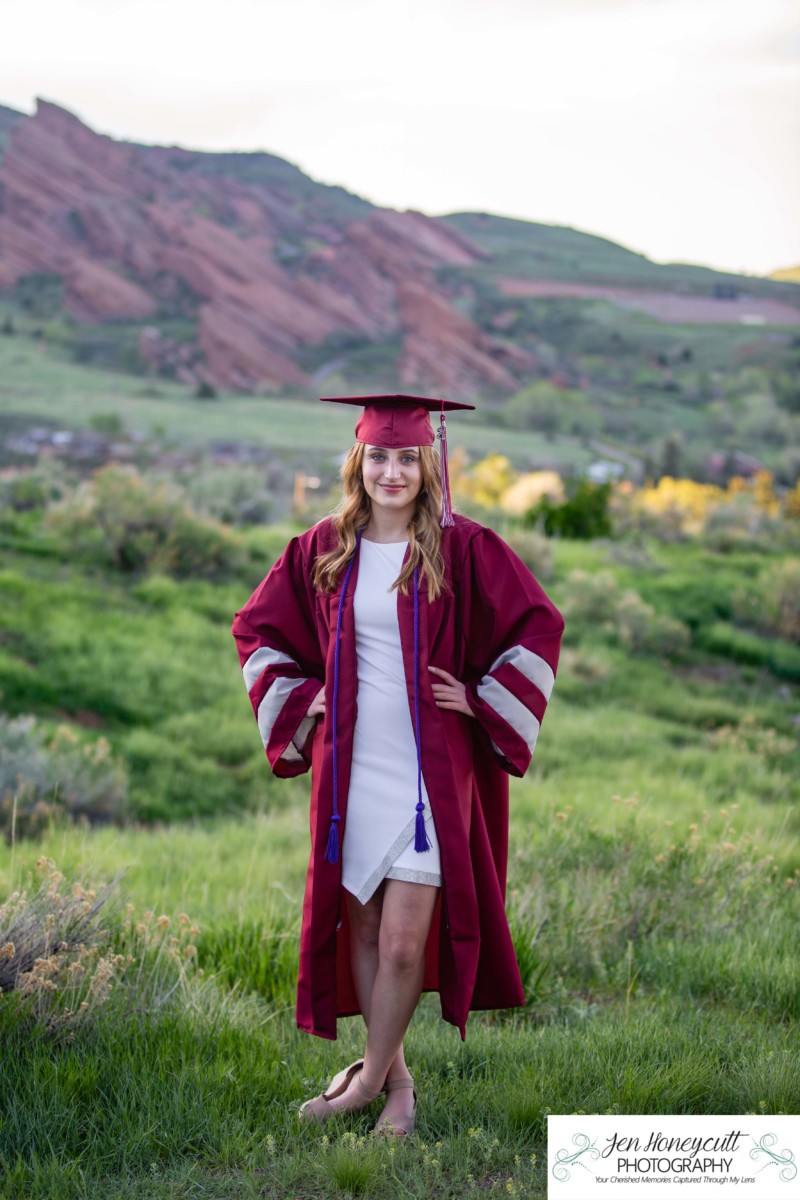 Littleton Cap and Gown Senior Photo Session Experience