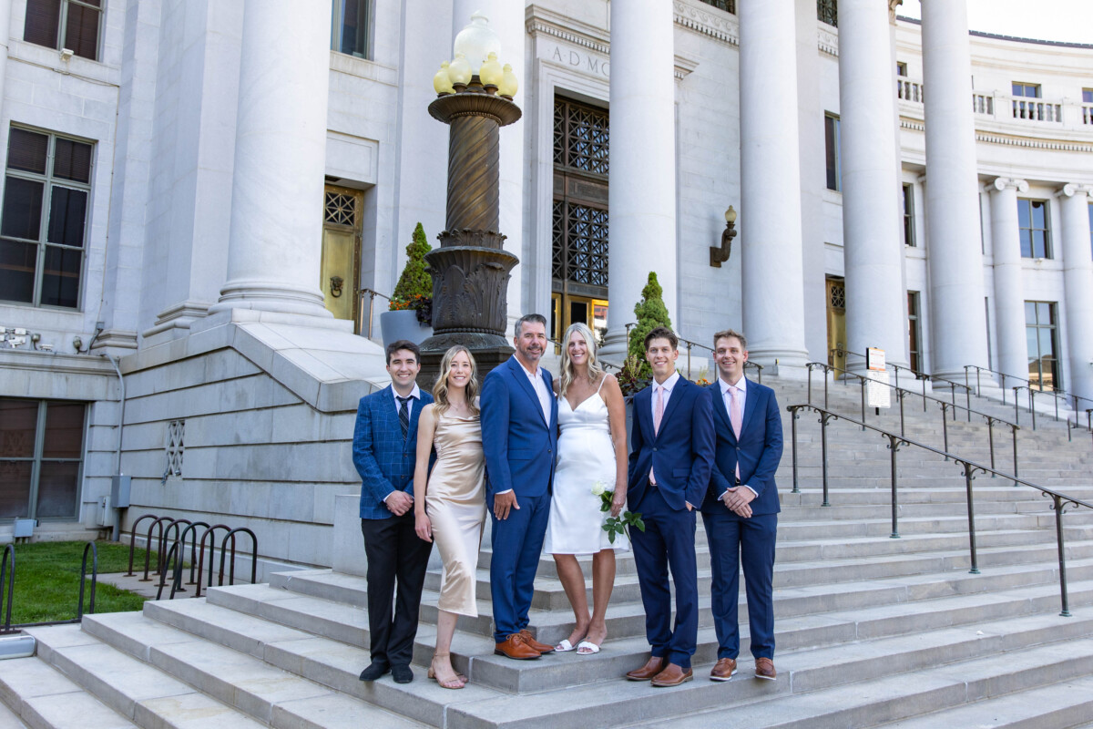 Natalie & Brian's Denver courthouse summer wedding - Jen Honeycutt ...
